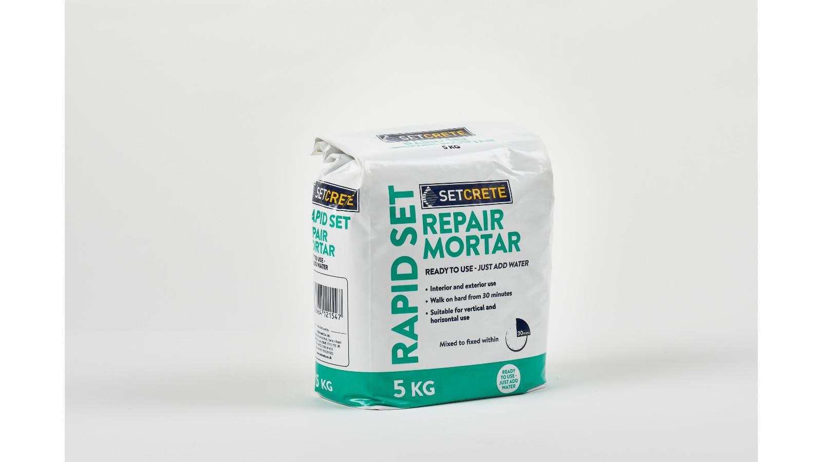 Builders' Merchants News - Setcrete Rapid Set Repair Mortar Offers 30 ...