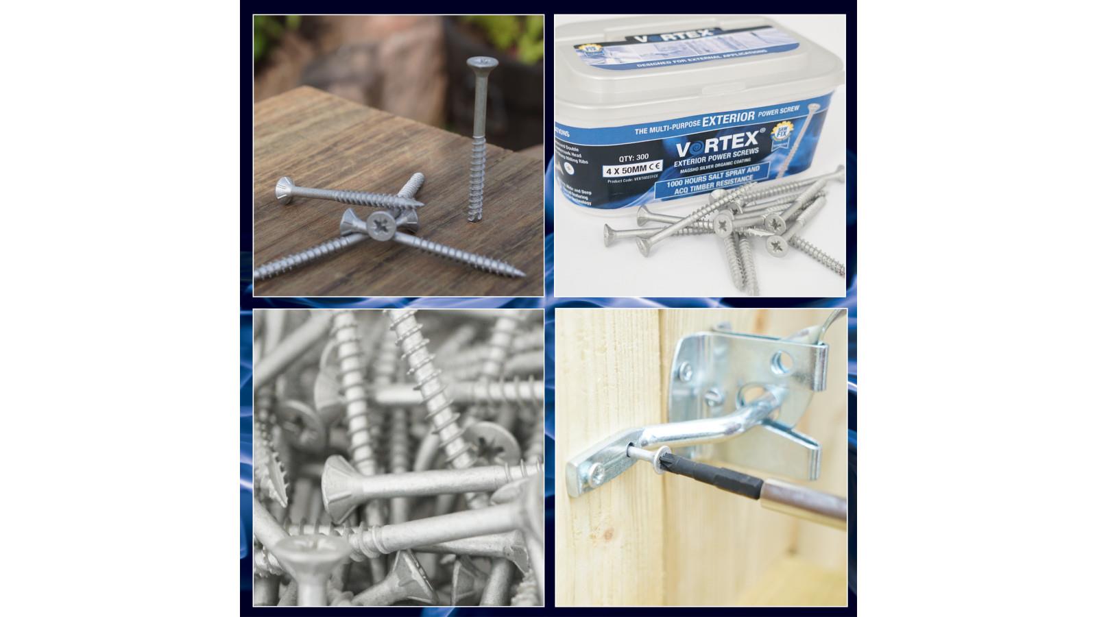 Builders' Merchants News - NEW Vortex® Exterior Screws Go Down A Storm