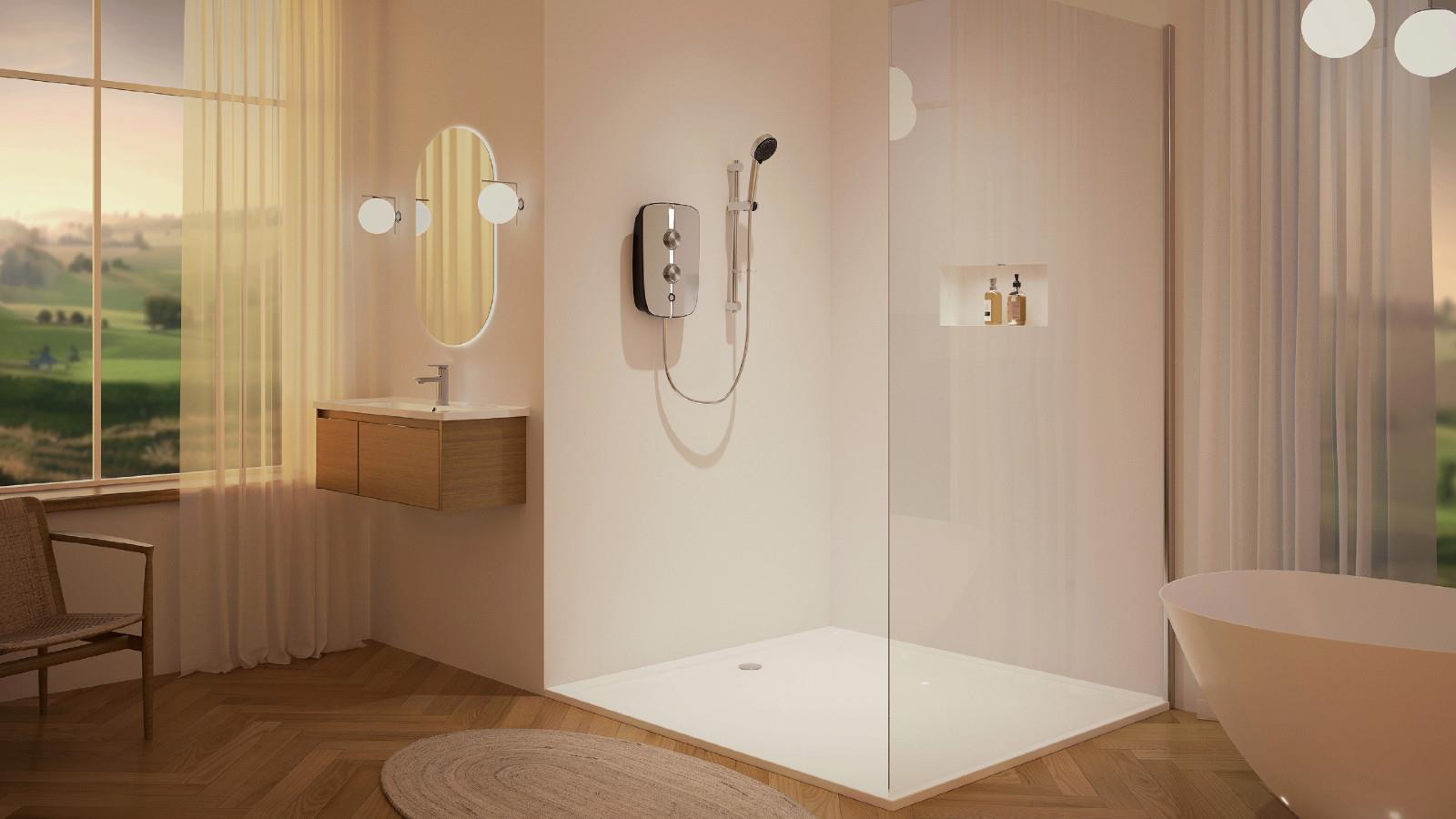 Builders' Merchants News - Aqualisa introduces Lumi+™ electric shower
