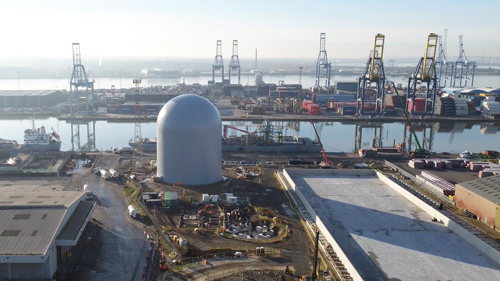 Builders' Merchants News - Dome silo inflated at Aggregate Industries ...