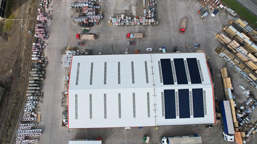 Builders' Merchants News - James Burrell Billlingham site goes solar