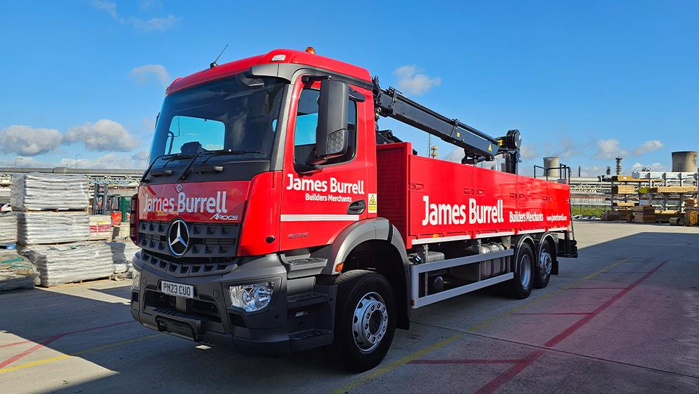 Builders' Merchants News - James Burrell invests £600k in transport fleet