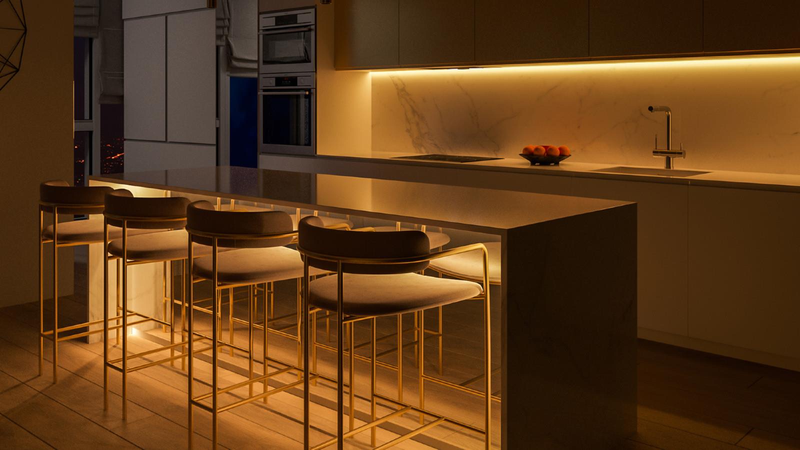 Builders' Merchants News - Mood match LEDs with Knightsbridge’s Flex strips