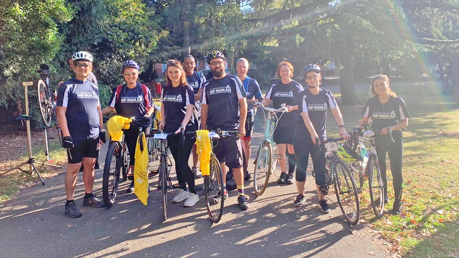 Builders' Merchants News - MP Moran rides against Gaucher’s disease