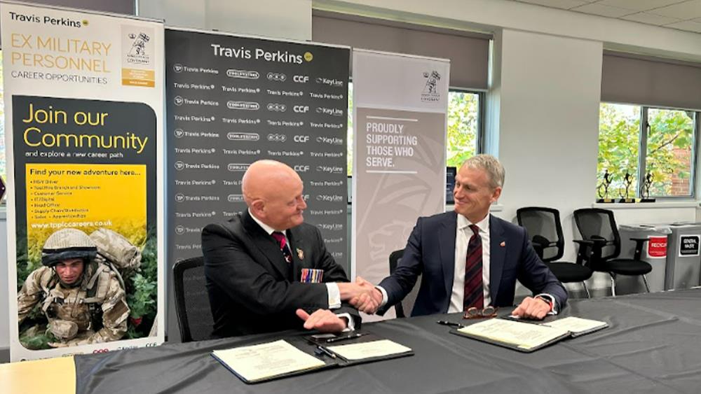 Builders' Merchants News - Travis Perkins re-signs Armed Forces Covenant