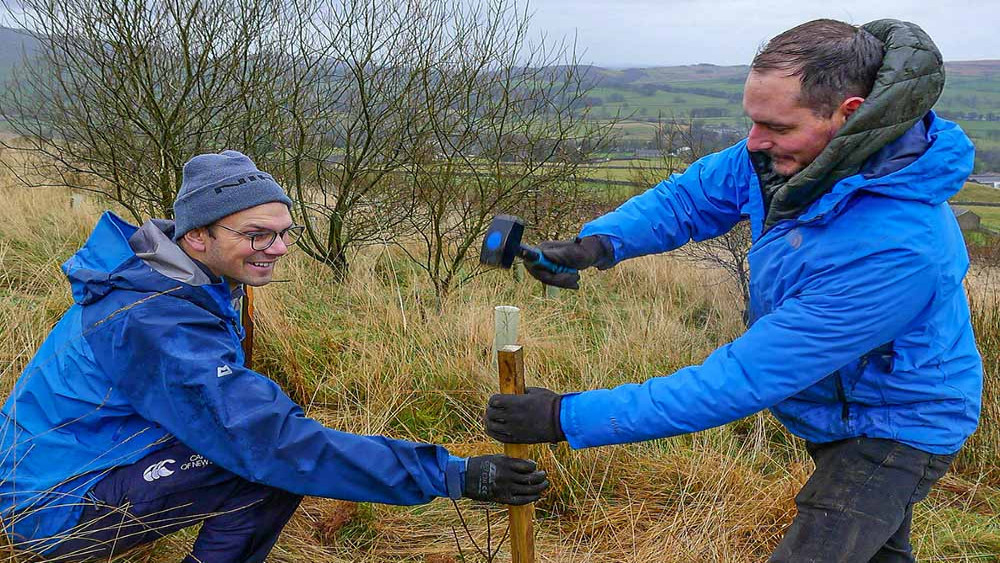 Builders' Merchants News - JT Atkinson & Sons helps plant 500 trees