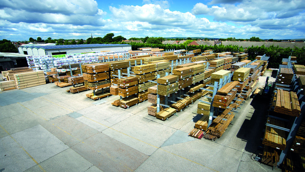 Builders' Merchants News - Covers donates parasols to local hospice