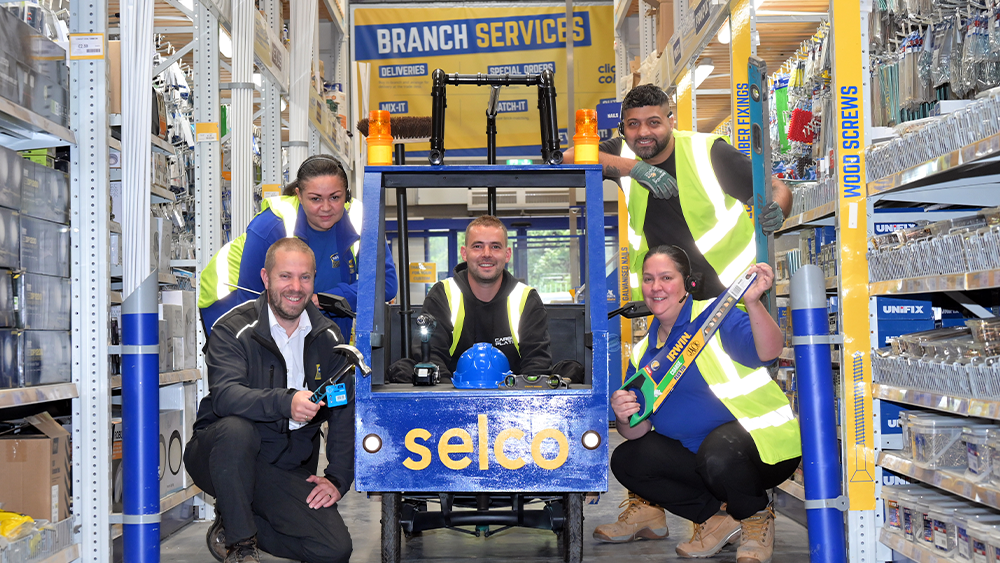 Builders' Merchants News - Selco Wolverhampton ready to go Krazy