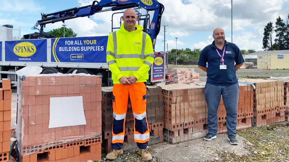 Builders' Merchants News - Spinks donates building materials to ...